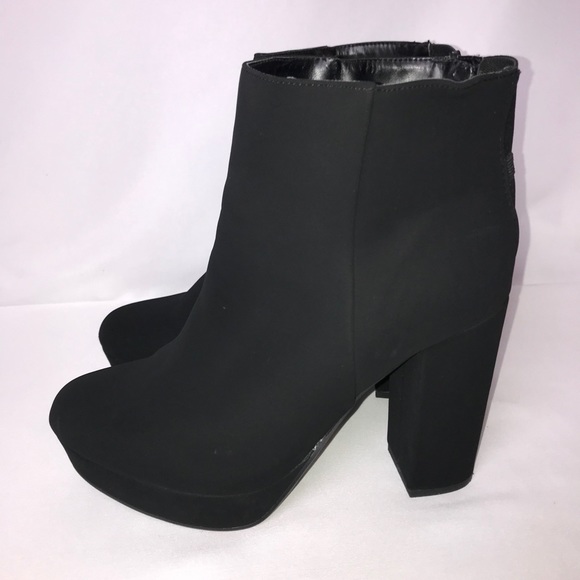 Dereon | Shoes | House Of Dereon Chunky Heel Ankle Boots | Poshmark